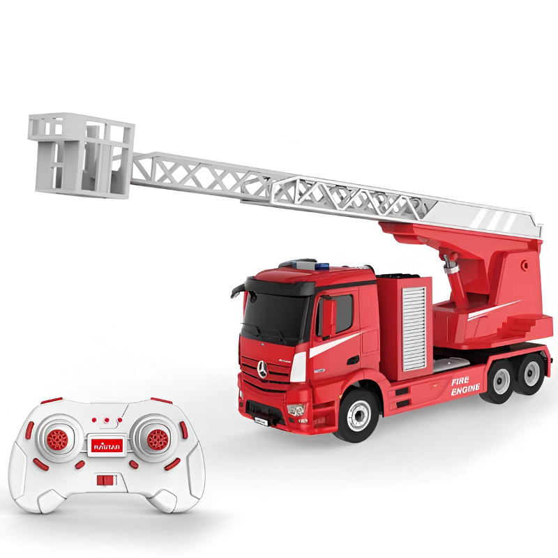 Buy Rastar 78630, Mercedes-Benz Antos Fire Engine Police Online in ...